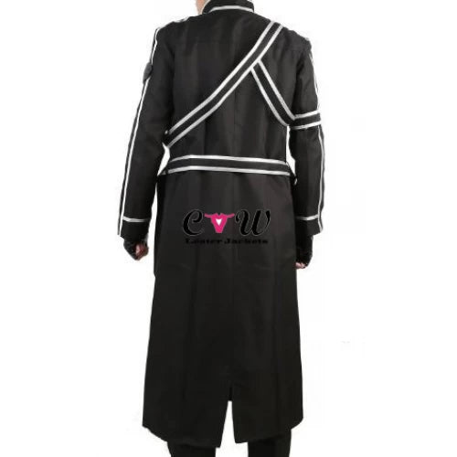 Sword Art Online Kirito Black Costume Coat – cowleatherjackets.com